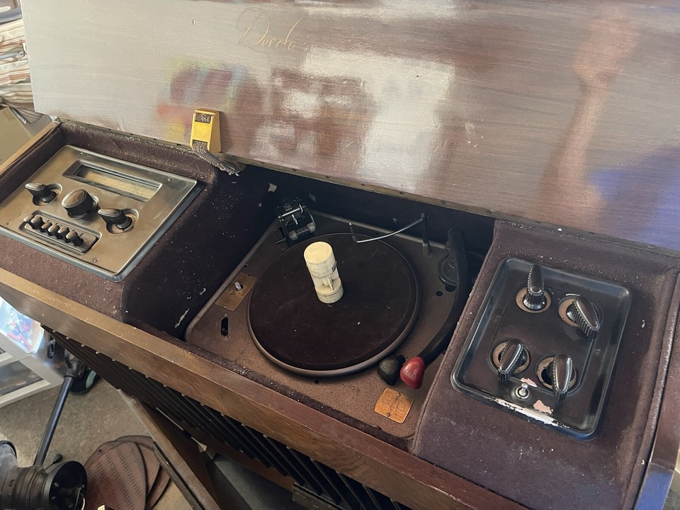 1940’s Decca Decola Radiogram Cabinet Stereo Tube PX25 Amplifier | eBay