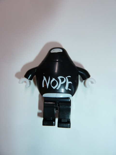 Exploding Kittens Nope Ninja black minifig figure toy weird based on ...