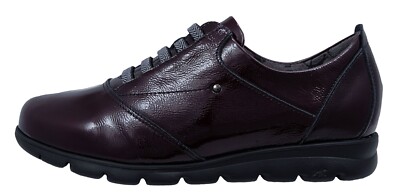 Fluchos Susan Women's Comfort Burgundy Leather Flat Patent Light F0354 ...