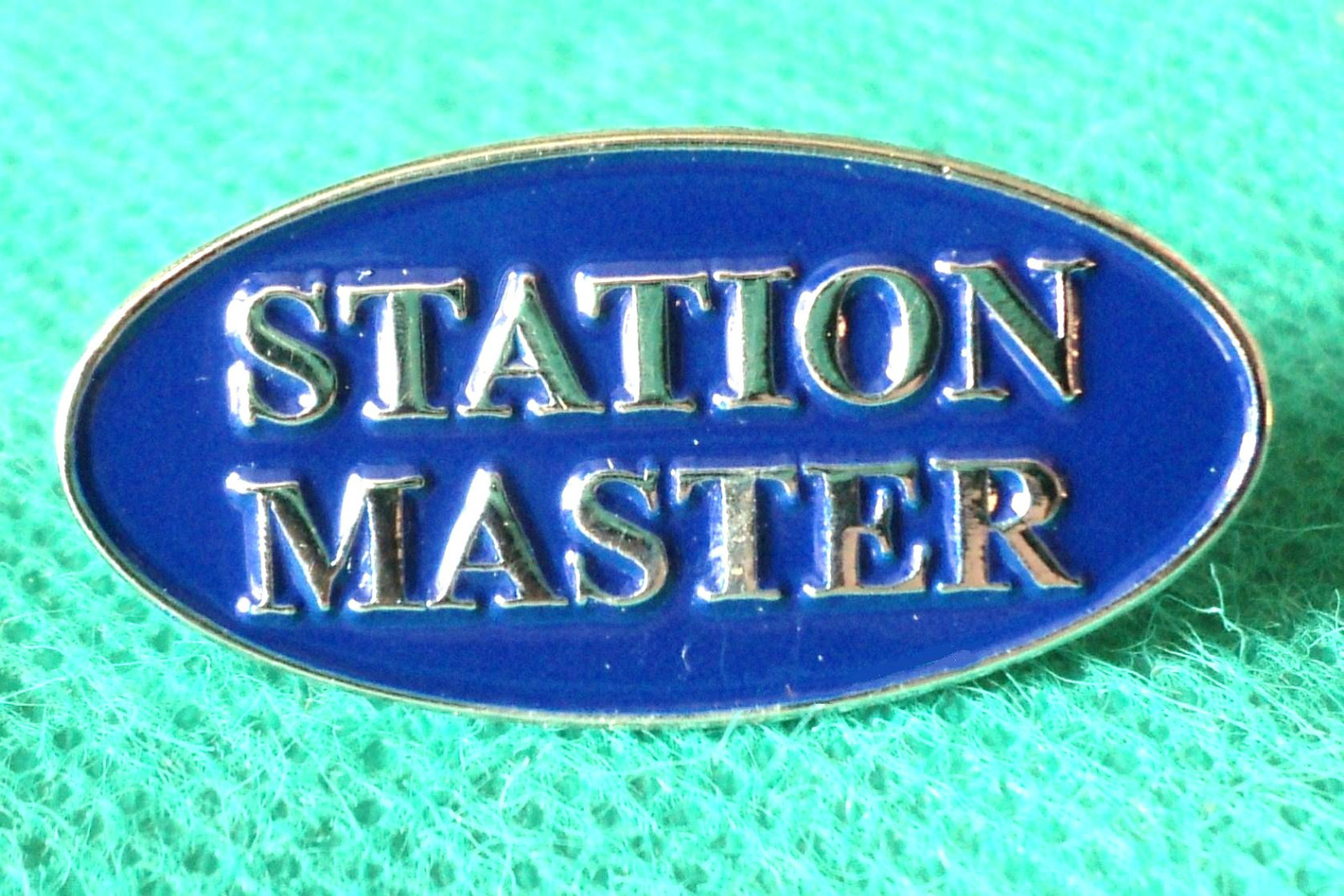 NEW Station Master Person In Charge Steam Loco Train Rail Railway Metal ...