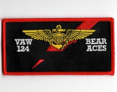 4" NAVY VAW-124 PILOT NAME TAG BEAR ACES EMBROIDERED PATCH | eBay