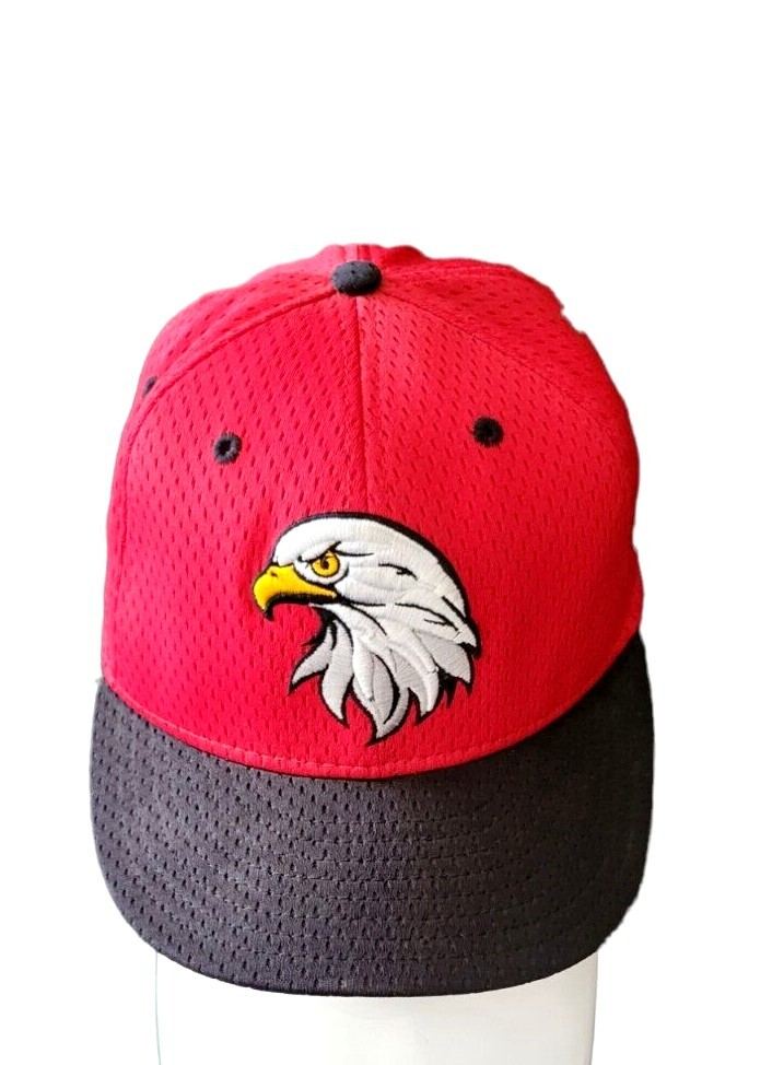 New Era 59Fifty USA American Bald Eagle Head Red Hat … - Gem