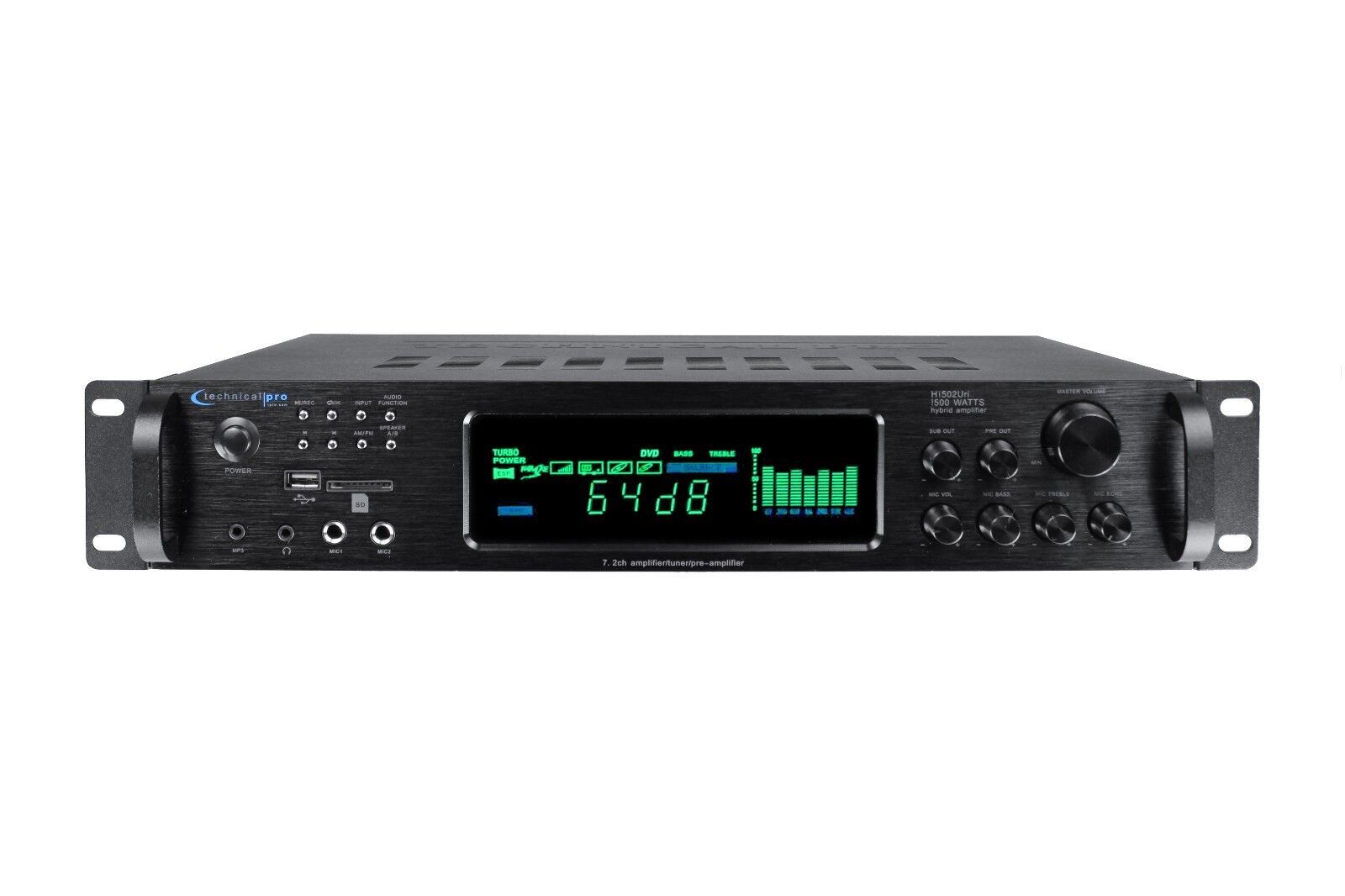 Technical Pro H1502URBT 5.2-Channel 1500W Audio Receiver for sale ...