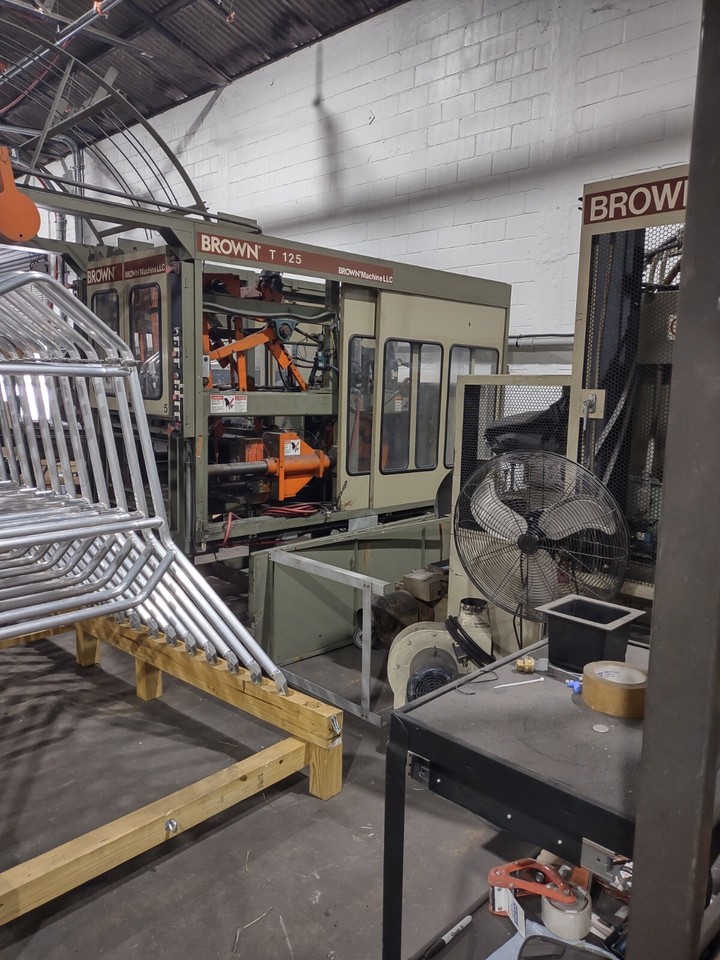 Brown Machine Co. C-2100 Thermoformer with T-125 trim press | eBay