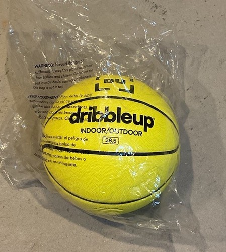 Dribble Up Yellow Smart Basketball Junior Size 28.5 Indoor/Outdoor Ball ...