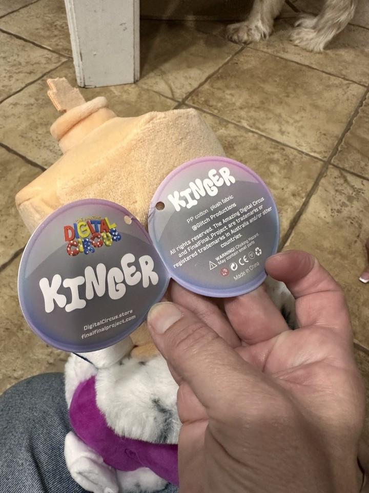 Kinger the Amazing Digital Circus 12" Plush Toy Glitch Licensed | eBay