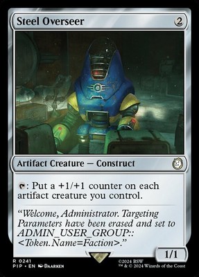 1 x Steel Overseer - Universes Beyond: Fallout - NM-Mint - MTG | eBay