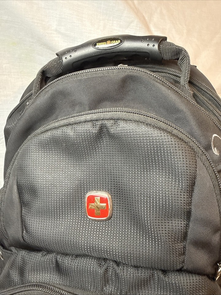 SWISS GEAR Air Flow Backpack Scan Smart Tablet Pockets Black Adjustable ...