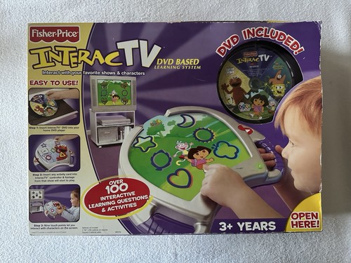 RARE Fisher Price InteracTV DVD Learning Video Gaming System NEW | eBay