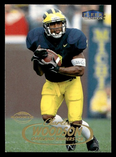 1998 Fleer Tradition #247 Charles Woodson HOF Rookie Card RC | eBay