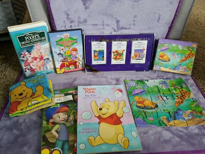 Disney Storytime Gift Set Winnie the Pooh Tape Coloring Books Puzzle ...