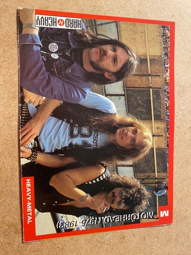 MOTORHEAD, RARE VINTAGE TRADING ROOKIE CARD, COLLECTOR (JT29) | eBay