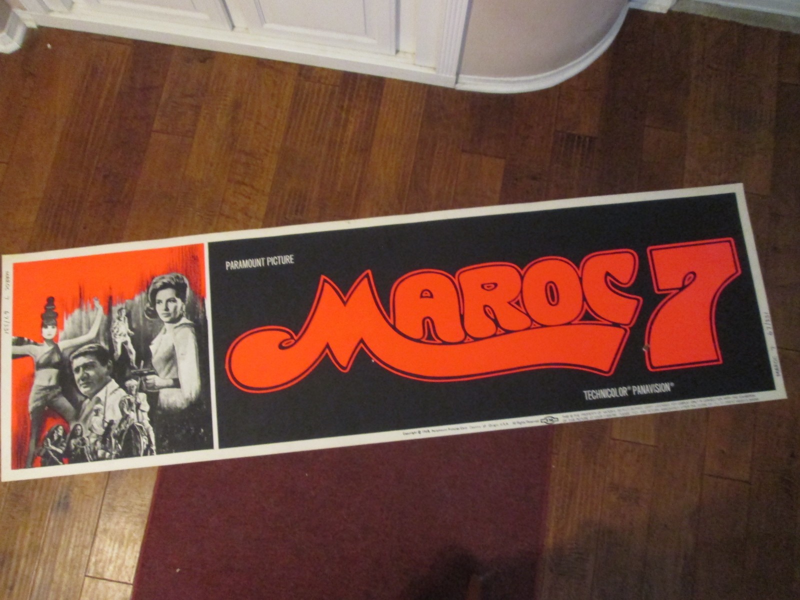Maroc 7 - 1967 Movie Poster Banner - | eBay