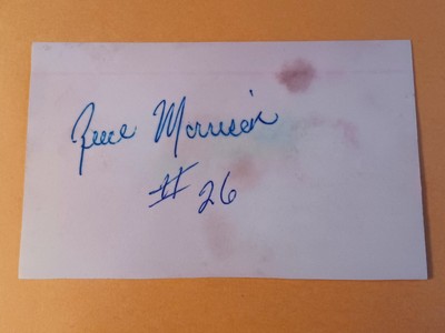 Reece Morrison Signed Index Card - Browns, Bengals, Texas State - B | eBay