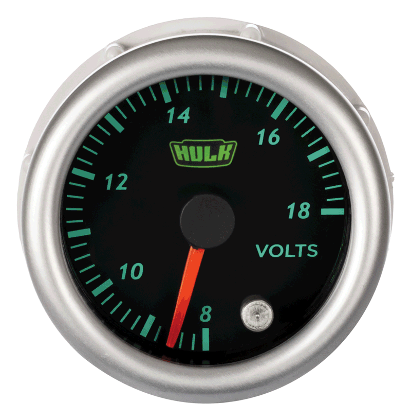 HULK 4x4 52mm VOLT VOLTAGE METER GAUGE 8-18 V 10 ILLUMINATION COLORS | eBay