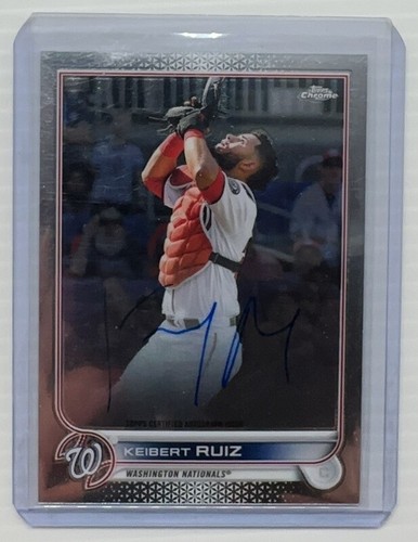 2022 Topps Chrome Keibert Ruiz Auto Autograph #CVA-KR Nationals | eBay