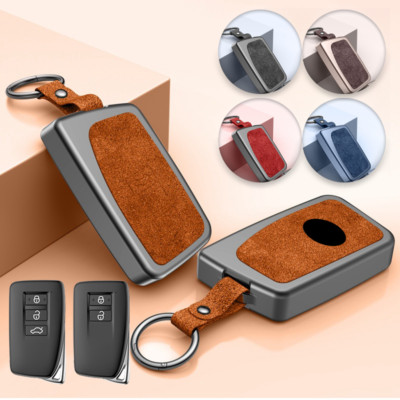 Aluminum Alloy Leather Car Key Case Cover For Lexus NX ES RC RX IS 250 ...