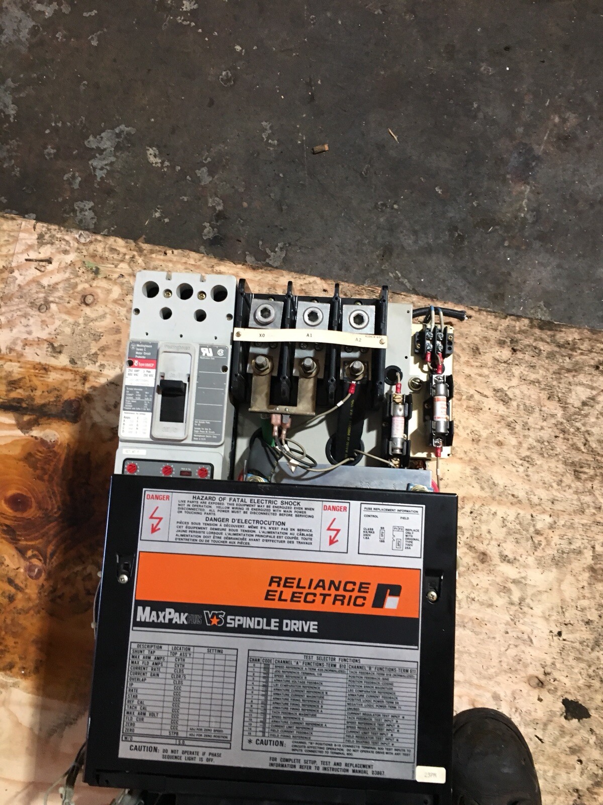 Reliance Electric MaxPak Plus V*S Spindle Drive 801429-21SG | eBay