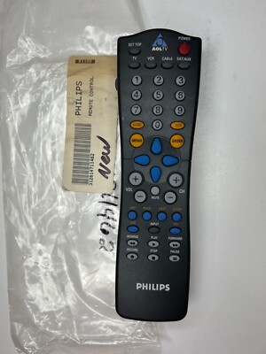 Philips RC2542/01 Remote Control, OEM NOS for AOL TV Set Top Box WVH111 ...