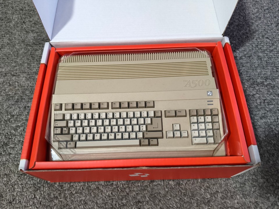 The A500 Mini Commodore Amiga Console Retro Games with Mouse Gamepad HDMI USB | eBay