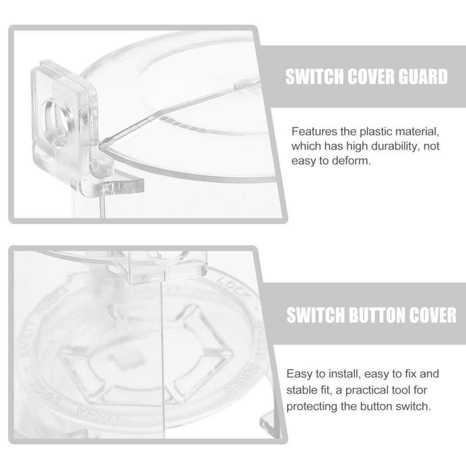 Emergency Stop Button Cover Button Guard Detachable Button Protective ...