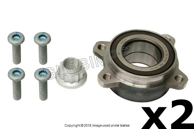 VW TOUAREG (2011-2015) Wheel Bearing Kit REAR LEFT & RIGHT SNR OEM ...