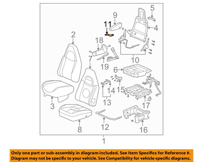 GM OEM 03-23 Express 1500 Front Seat Components-Recline Handle 88979776 ...