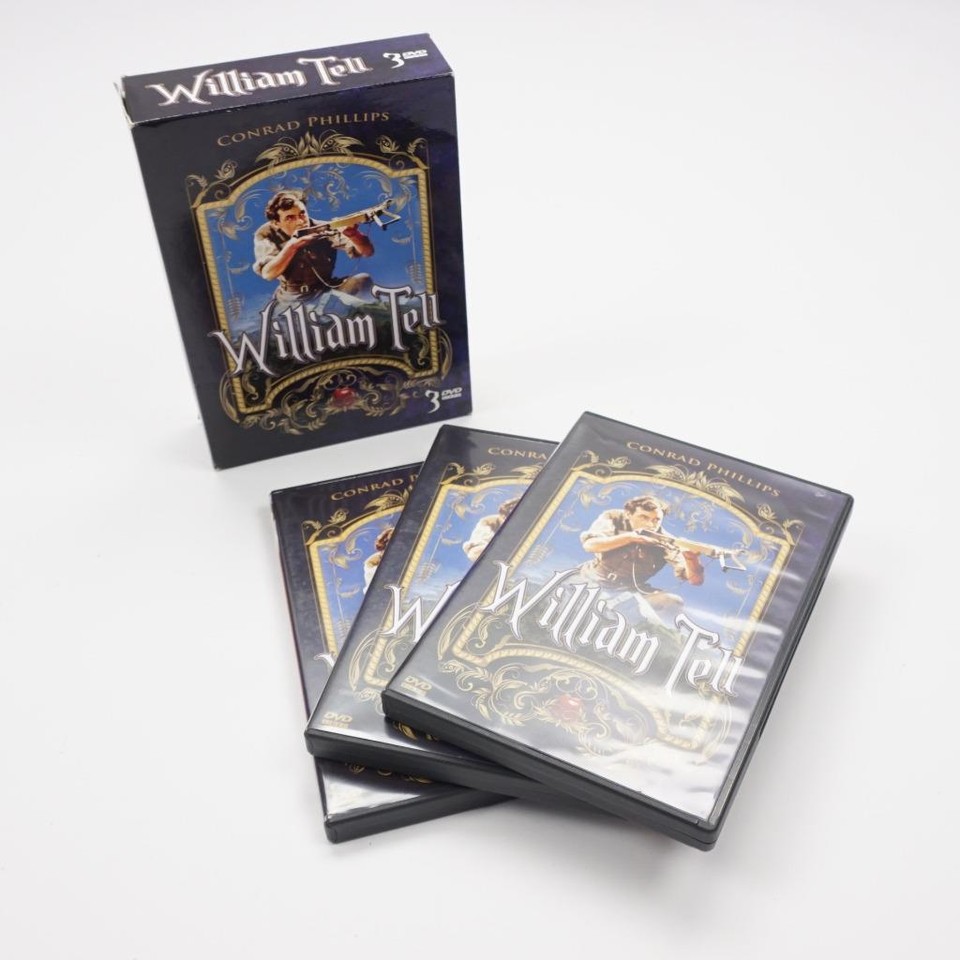 William Tell (DVD, 3-Disc Set) Conrad Phillips 30 Episodes | eBay