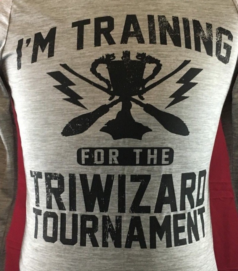Harry Potter TriWizard Tournament Training Gray Long Sleeve Shirt Youth ...