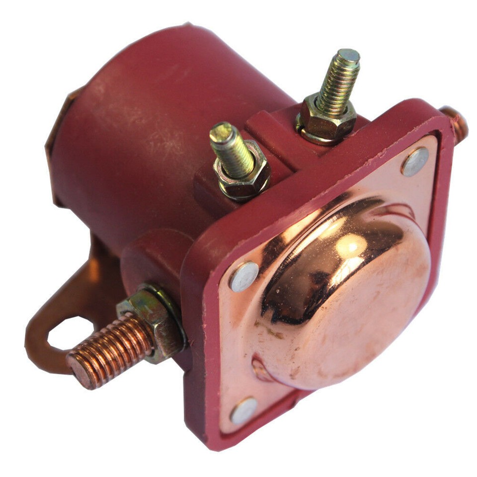 12V Heavy Duty Solenoid Relay Red Fits For Ford Starter Car Truck SW3 ...