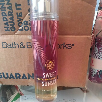 Bath & body works SWEET SUMMER SUNSET Fine Fragrance Mist 8 fl. oz | eBay