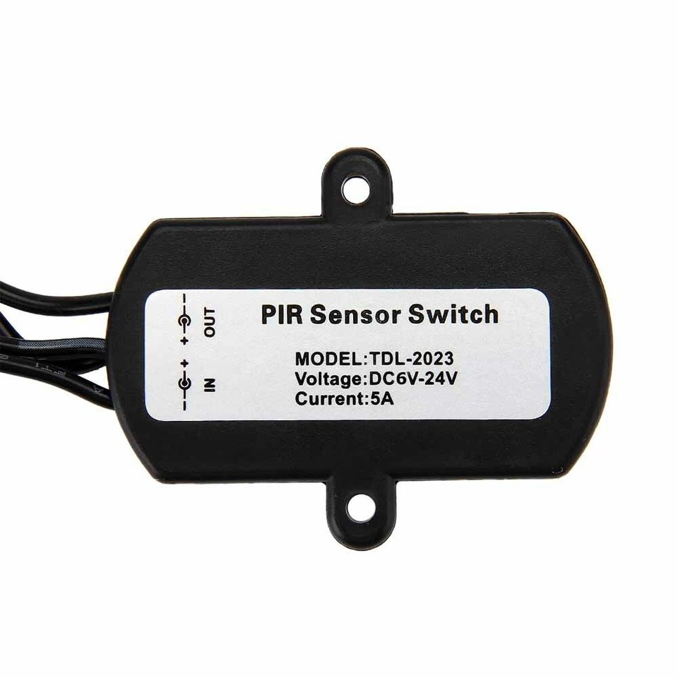 PIR Motion Infrared Human Body Detect Sensor for Single Color LED Strip ...