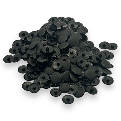 Bifix™ Black Screw Pozi Phillips Cover Caps Snap On 6-8g Pz2 Ph2 Push ...