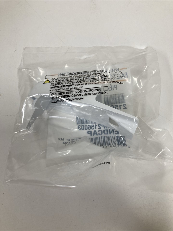 New Genuine OEM Whirlpool Shelf Retainer Bar Support WP2156003 | eBay