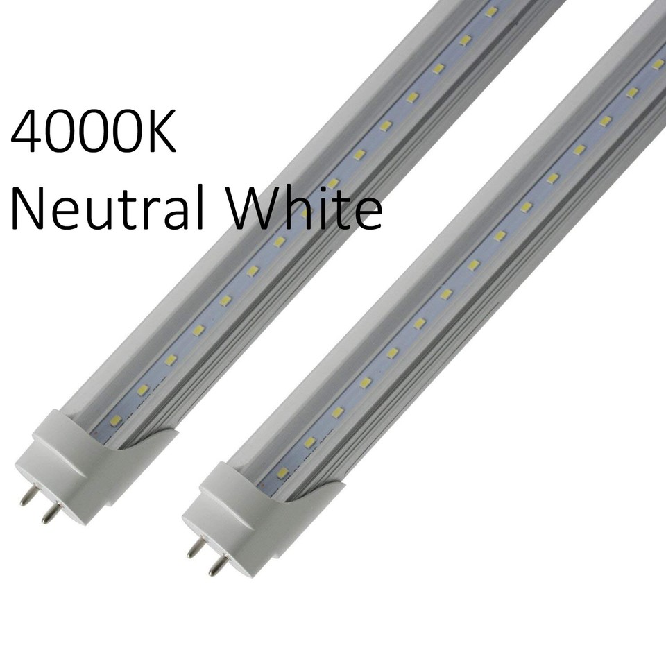 25pcs 18w T8 4ft Led Tube Bulbs Clear 110v 277v 40w Fluorescent ...