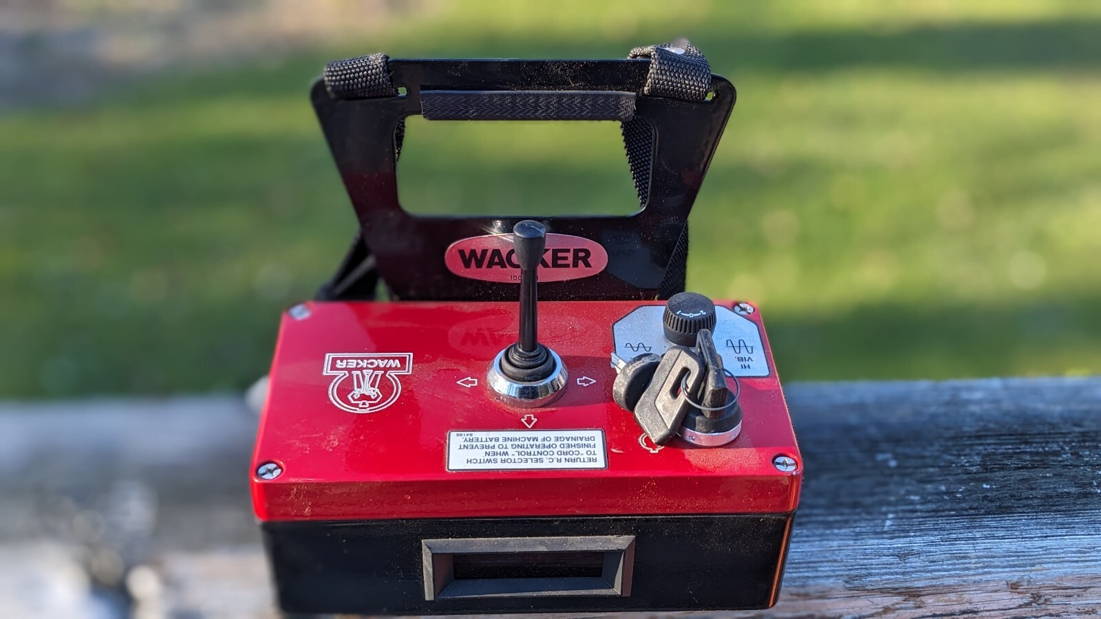 Wacker Neuson RT Transmitter Remote Control for Walk Behind Compactors ...