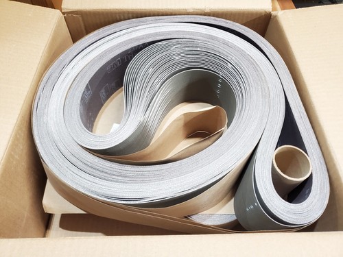 (10) 3M 3” x 132” A45 400 Grit Trizact AO Abrasive Metal Sanding ...