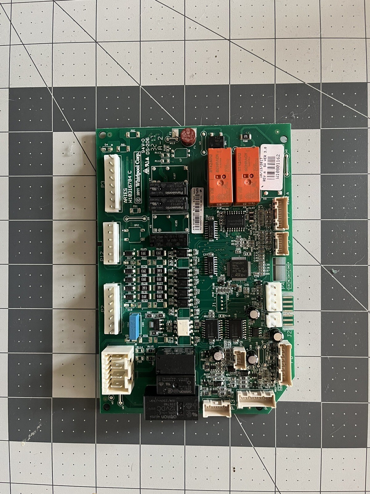 WHIRLPOOL REFRIGERATOR CONTROL BOARD - PART # W10811365 REV A | eBay