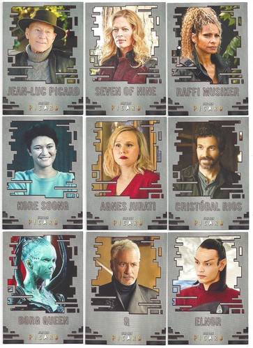Complete Picard S2 Character 16-card chase set Star Trek Picard Season ...