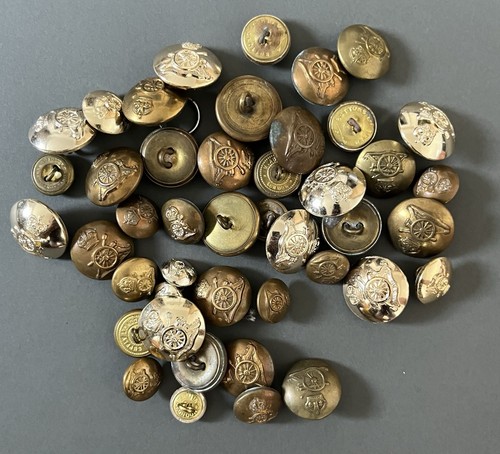 WW2 / ER Royal Artillery Military Uniform Buttons x44 | eBay UK
