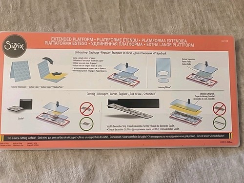 Sizzix Extended Multipurpose Platform For Bigkick or Big Shot Machine 661153 | eBay