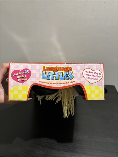 Language Littles Jolie Plush Talking Doll Bilingual French English NIB ...