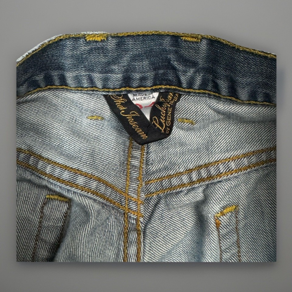 VTG Lucky Brand Distressed Jeans Made In USA Relaxed Boot Wide Leg Men ...