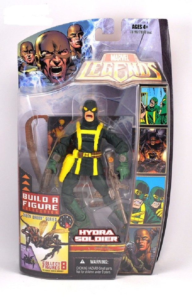 MARVEL LEGENDS Collection_HYDRA SOLDIER Variant 6" figure_QUEEN BROOD ...
