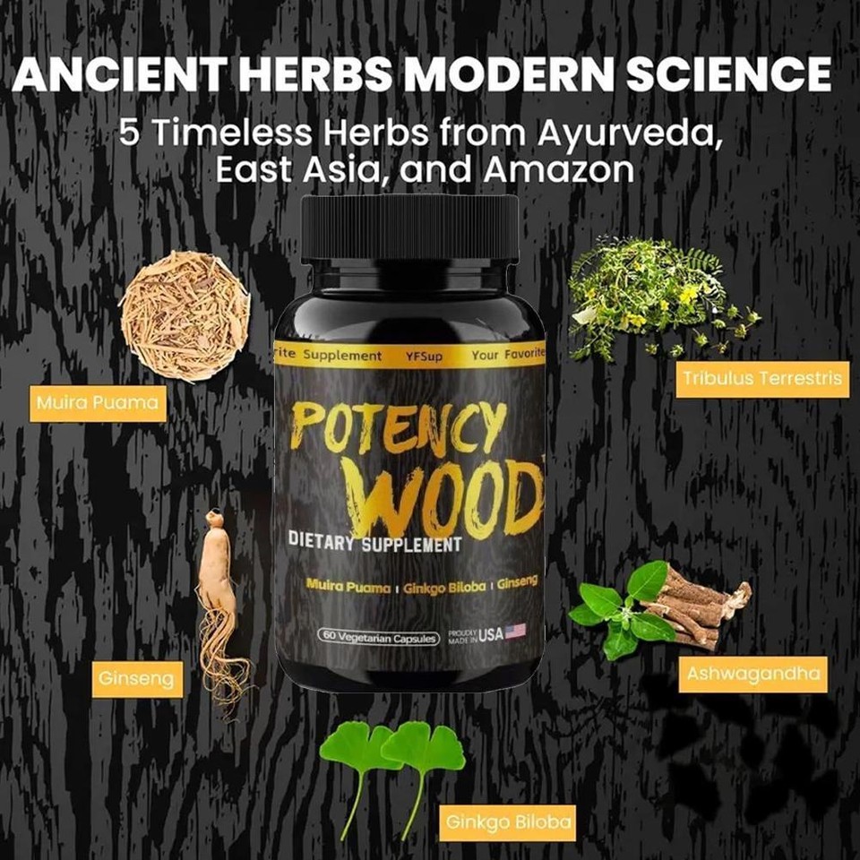 Potency Wood Capsules 60pcs | eBay UK