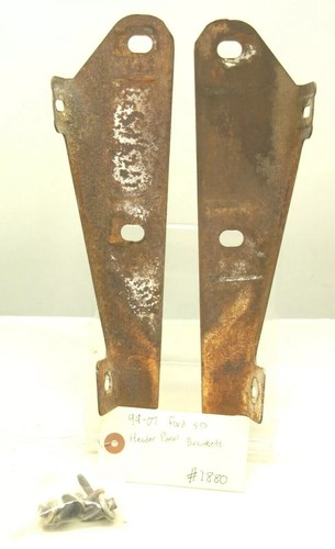 99–07 Ford F250 F350 Super Duty Header Panel Mount Bracket Set OEM 1880 ...
