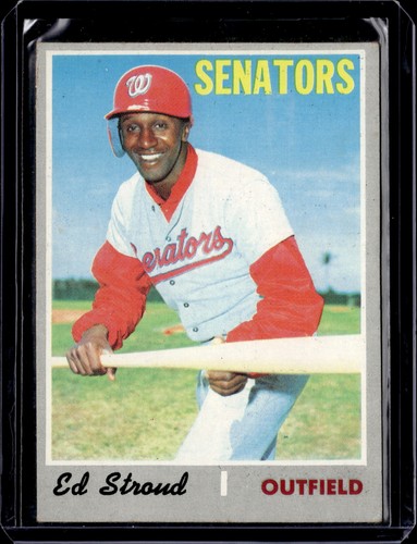 Ed Stroud 1970 Topps #506 Washington Senators | eBay