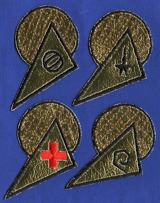 Classic TOS Star Trek USS Excalibur Patch Set [of 4] | eBay