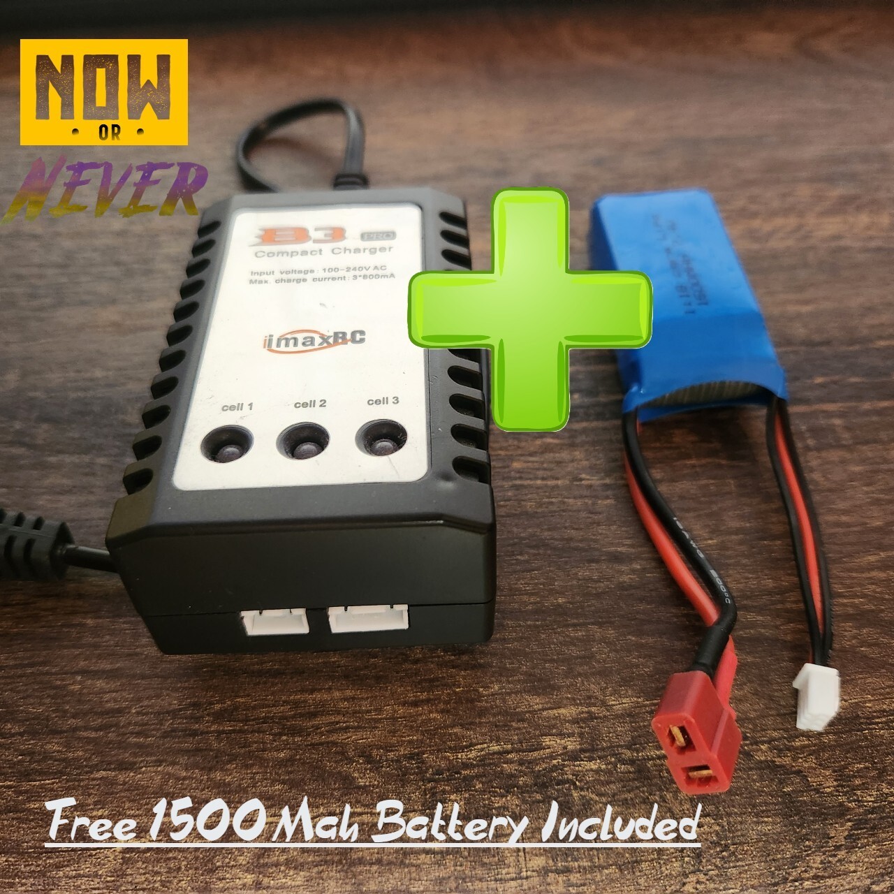 B3 Pro Compact W/ 1500 Mah BATTERY LiPo RC Battery 2s/3s Fast Charger 1 ...