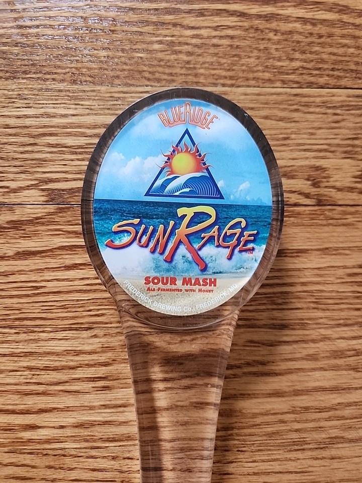 Blue Ridge Sun Rage Beer Tap - Frederick Brewing MD - Sour Mash Ale | eBay